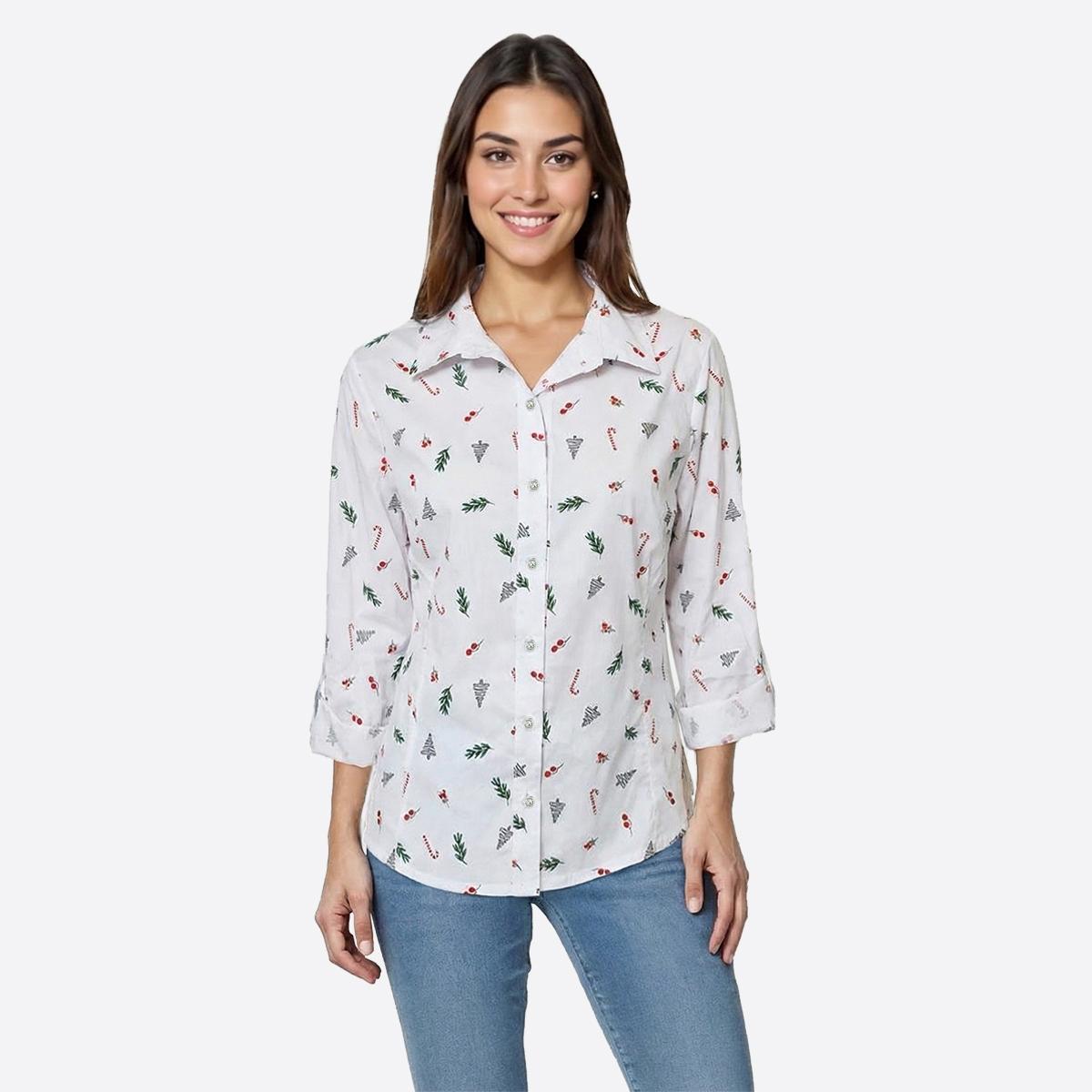 Click here for Plus Size Zac & Rachel Holiday Knit To Fit Casual... prices